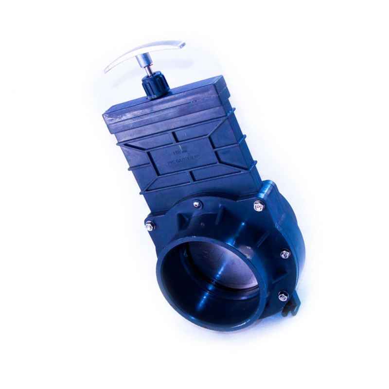 Zugschieber Eco DN 110 mm Absperrschieber HT, KG, PVC Rohr | Restaurieren